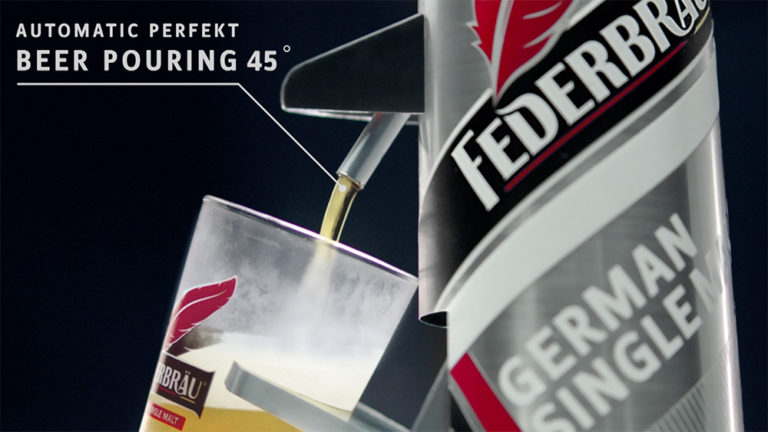 ดื่มแบบล้ำ ๆ ด้วย FEDERBRÄU TAP เครื่องรินเบียร์อัตโนมัติสั่งงานด้วย ...