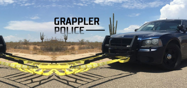 GRAPPLER POLICE BUMPER ตาข่ายไฮเทคดักผู้ร้ายไม่เปลืองกระสุน ยิงทีเดียว ...