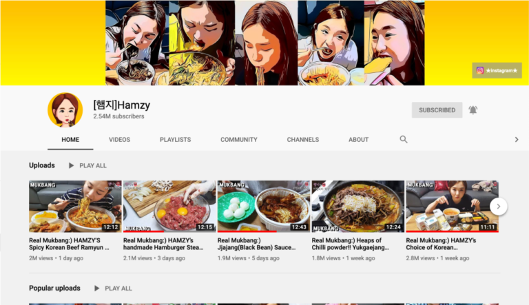 MUKBANG CHANNELS: รวมช่องกินโชว์สไตล์เกาหลี เอาใจหนุ่มขี้เหงาที่ไม่อยาก ...