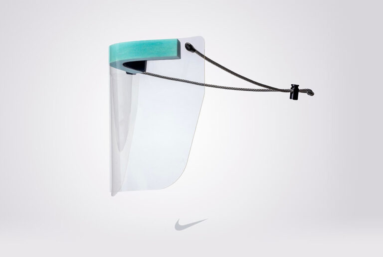 NIKE ร่วมผลิตหน้ากาก FACE SHIELDS ที่เบาและใช้งานได้ดีกว่าจากวัตถุดิบ ...