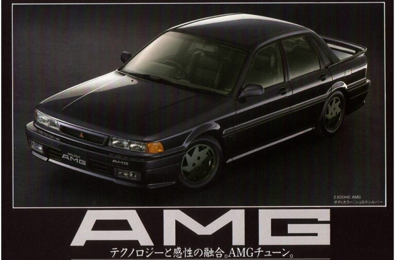 1989-1991 MITSUBISHI GALANT AMG การอัพเกรดในยุคก่อน MERCEDES-BENZ ที่ ...