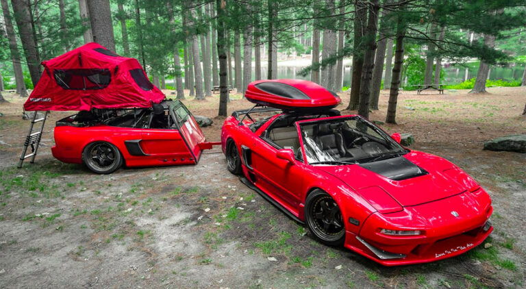 NSX AND A HALF: HONDA NSX WITH HONDA NSX TRAILER » Unlockmen