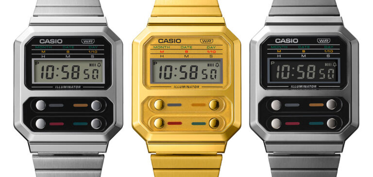 CASIO VINTAGE A100 SERIES ย้อนยุคเรือนเวลาคลาสสิคด้วย retro-futuristic ...
