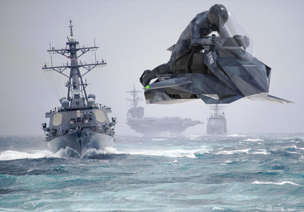 “หนังไซไฟใกล้เป็นจริง”Jetpack Aviation SPEEDER มอเตอร์ไซค์บินได้คันแรก ...