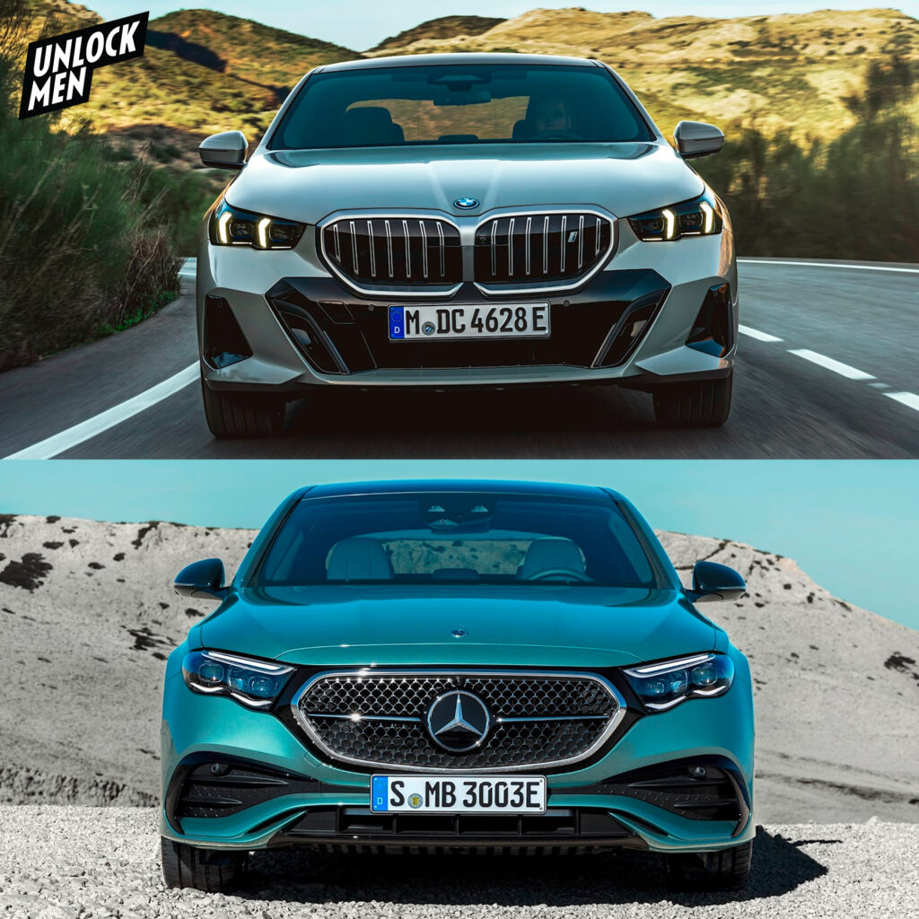 2024 BMW 5 Series vs Mercedes-Benz E-Class เทียบมุมต่อมุมสองยักษ์ใหญ่ Luxury Midsize Sedan ...