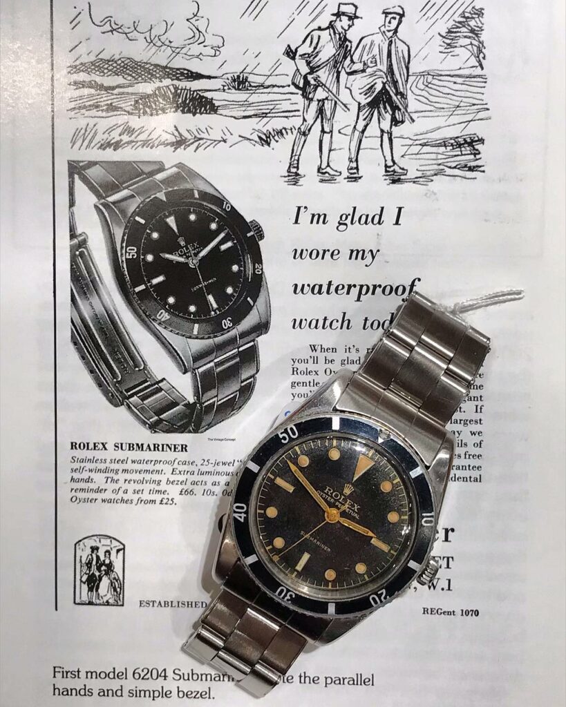 Reference 6204 – The Very First Rolex Submariner Dive Watch » Unlockmen