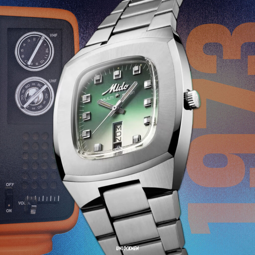 50 YEARS OF TV SHAPE!! คืนชีพเรือนเวลาทรง TV สุดคลาสสิก MIDO MULTIFORT ...