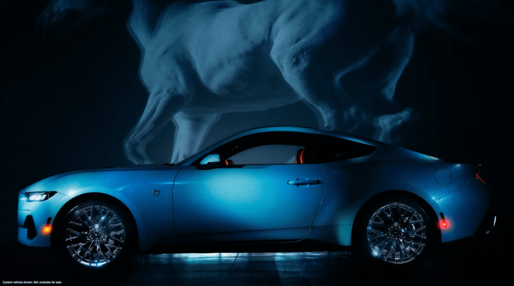Ford Mustang GT (2024) Robin Egg Blue ของ Sydney Sweeney นักแสดงสาวผู้ ...