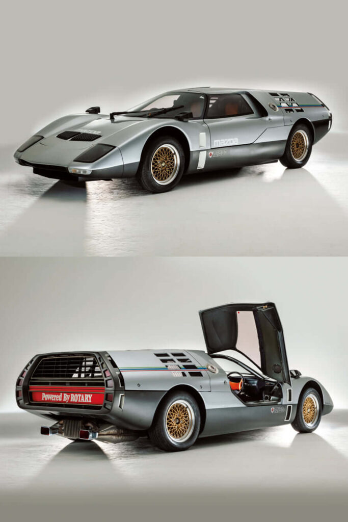 The Fighter Jet-Shaped 1970 Mazda RX500 twin-rotor Concept Car หนึ่งเดียวในโลก » Unlockmen